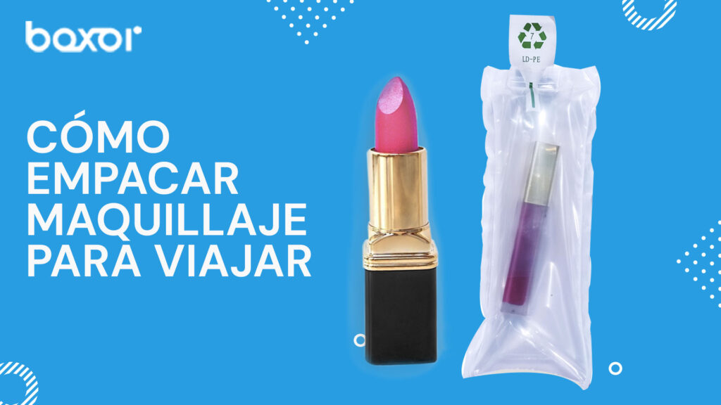 Como empacar maquillaje para viajar - Boxor