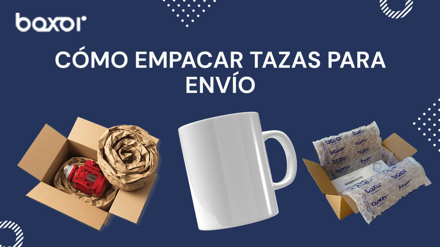 Cómo empacar tazas para envío consejos - Boxor